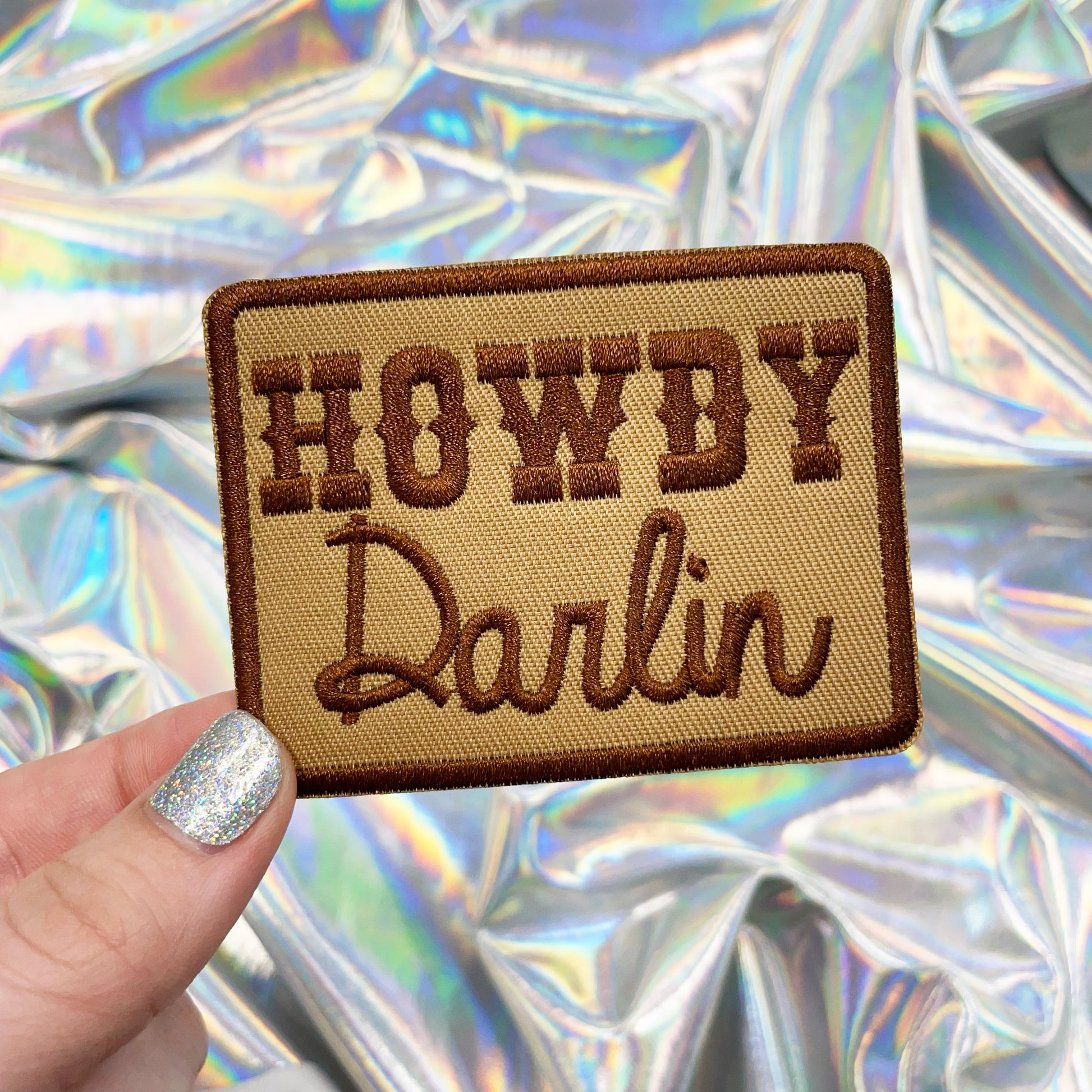 Howdy Darlin Brown Patch – The Crafty Engineer