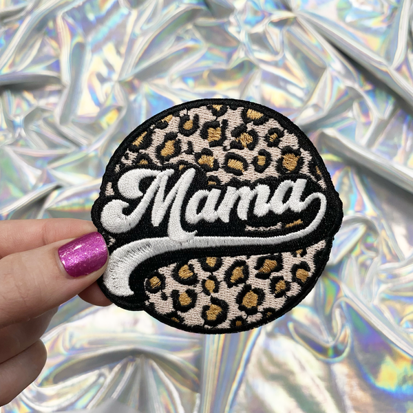Leopard Mama Embroidered Patch, Iron-On for Hats – The Crafty Engineer