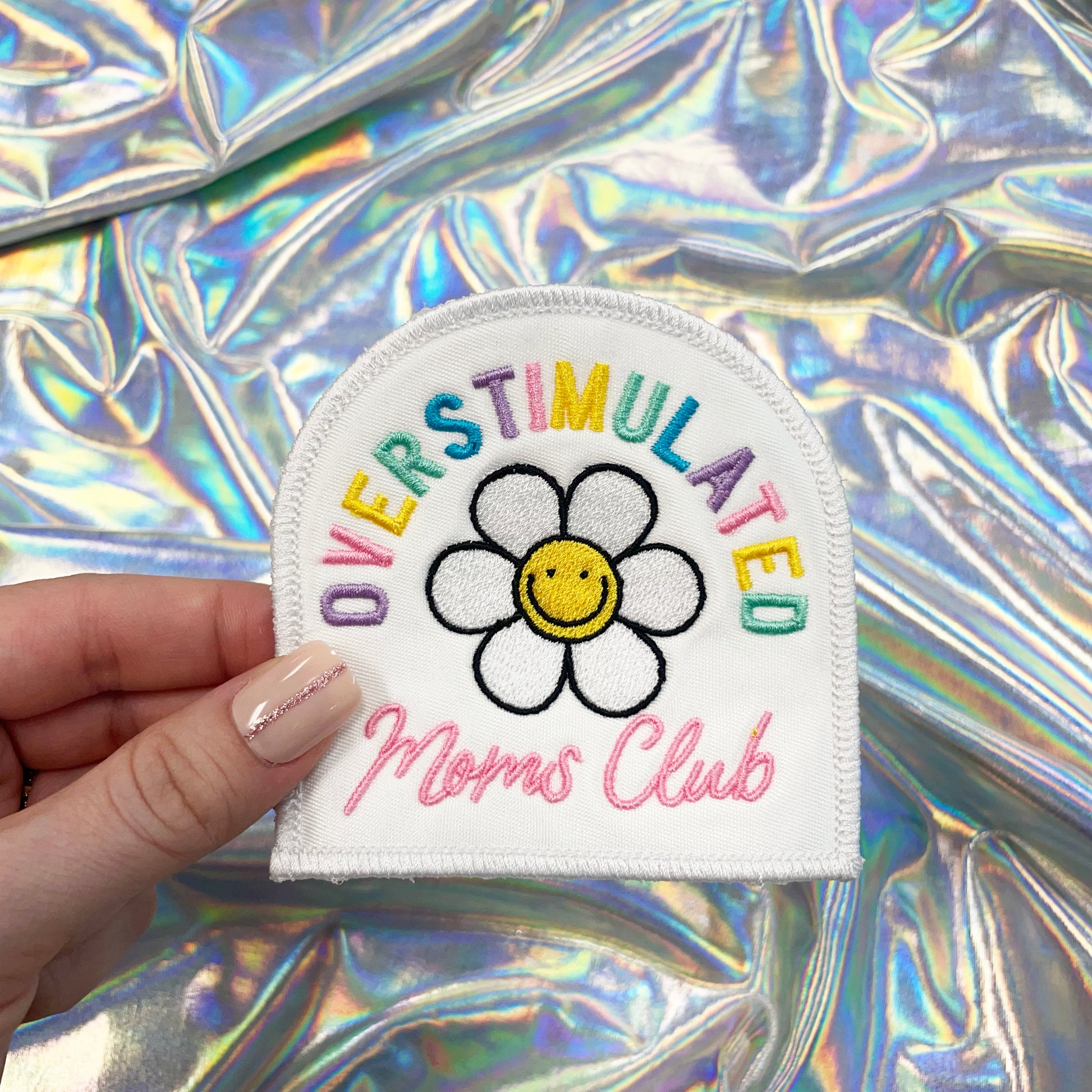 Overstimulated Moms Club Iron On Patch – The Crafty Engineer - Wholesale